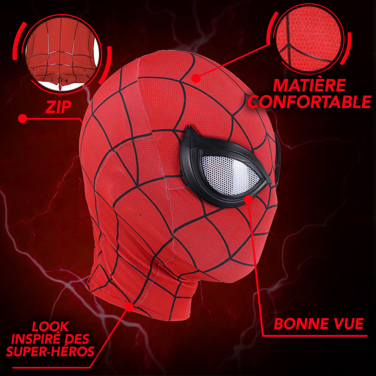 Red Spider Mask + Web Shooter – Original Corner