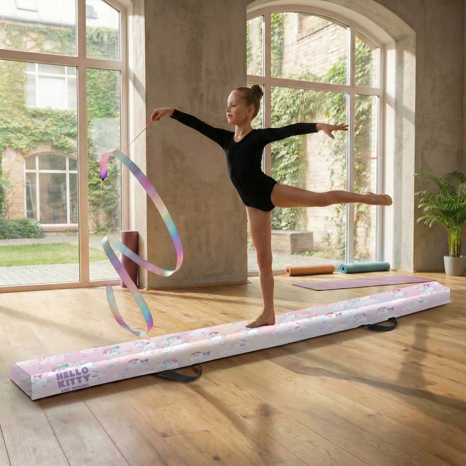 Poutre de Gymnastique Pliable pour Enfant Hello Kitty®